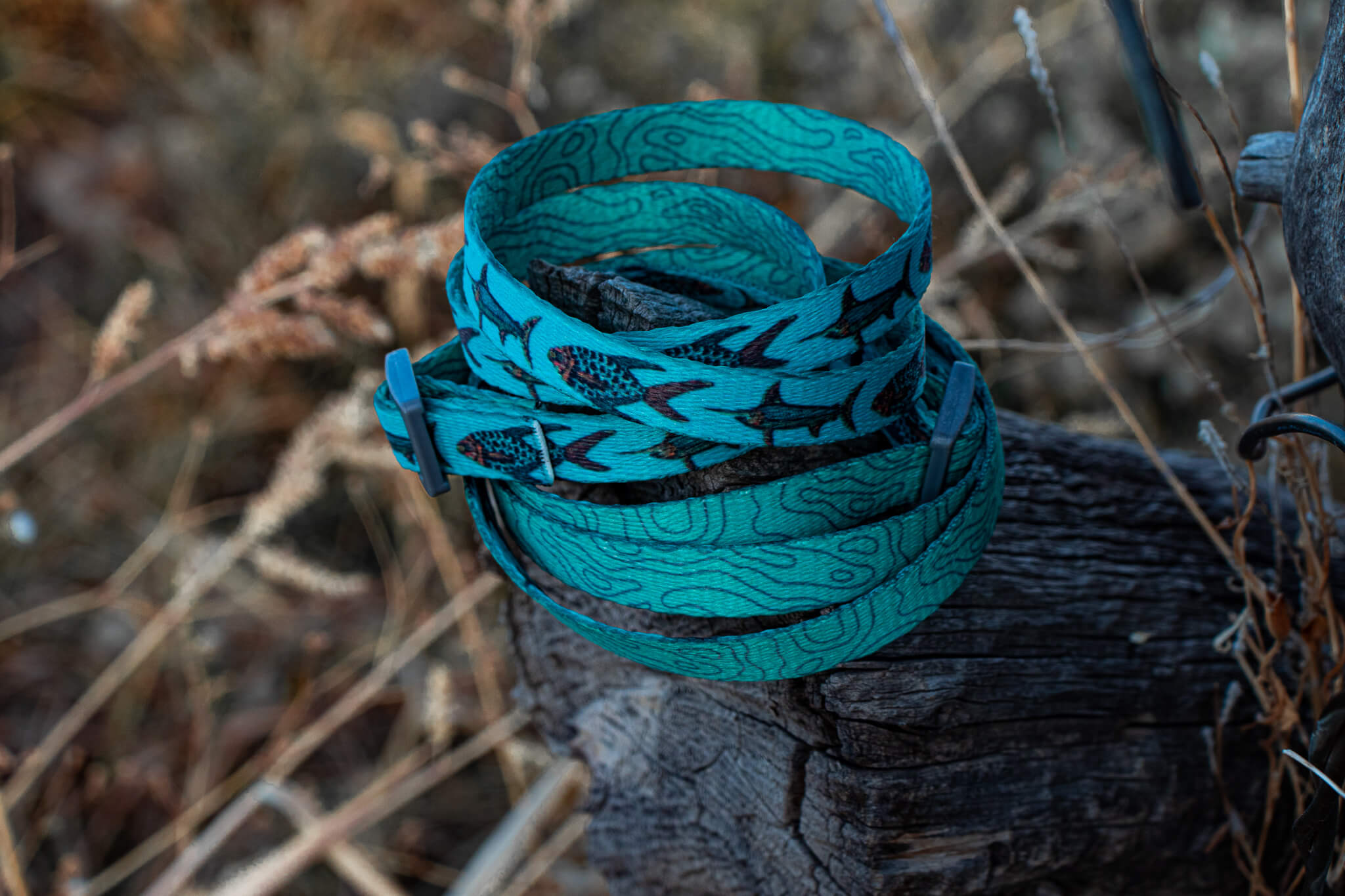 Forever Fish / Topographical Reversible Wrap Bracelet – SUGARSKY